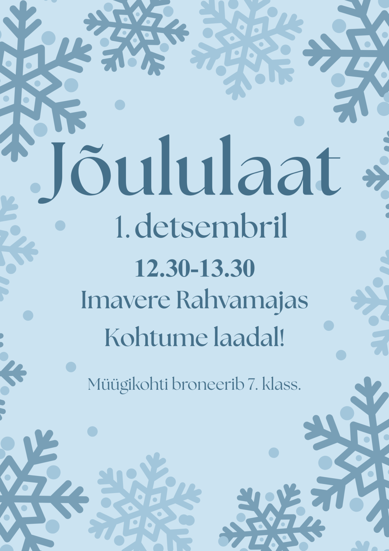 Jõululaat | Imavere Kool